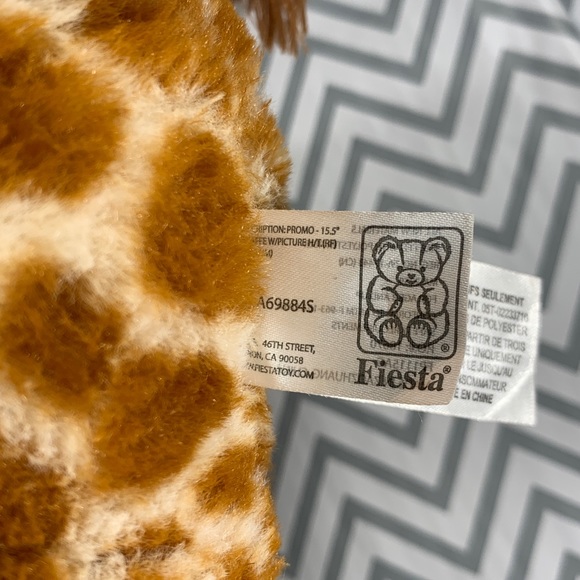 Fiesta | Toys | 225 Fiesta Plush Giraffe 9 Sitting Toy | Poshmark
